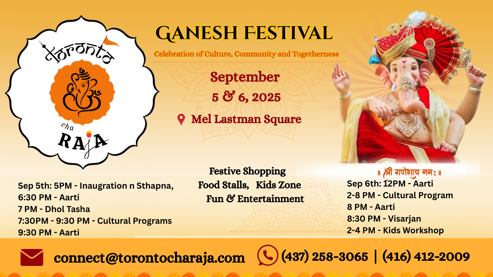 Toronto Cha Raja Festival - Mel Lastman Square