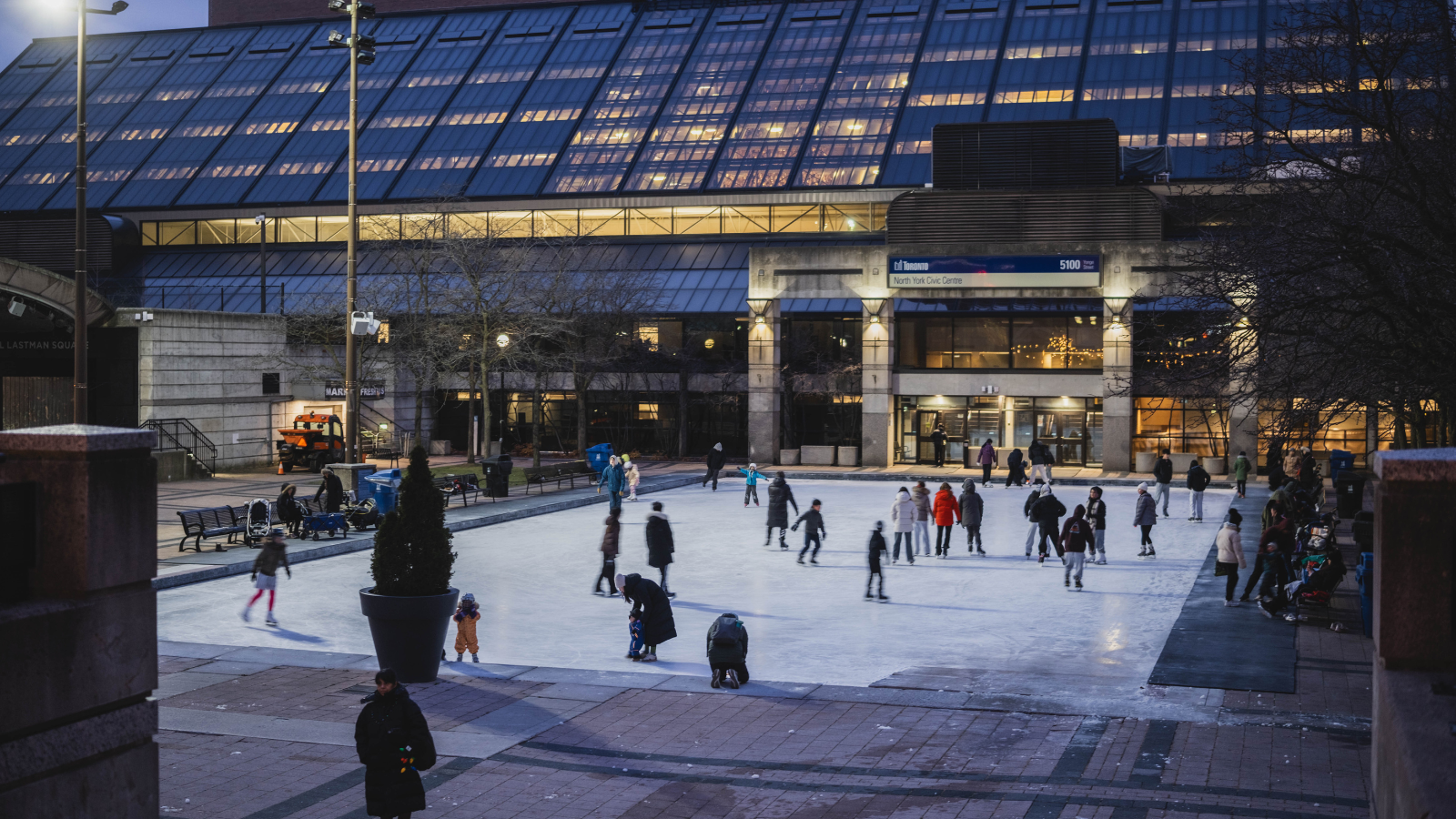 Mel Lastman Square Rink Now Open - Mel Lastman Square